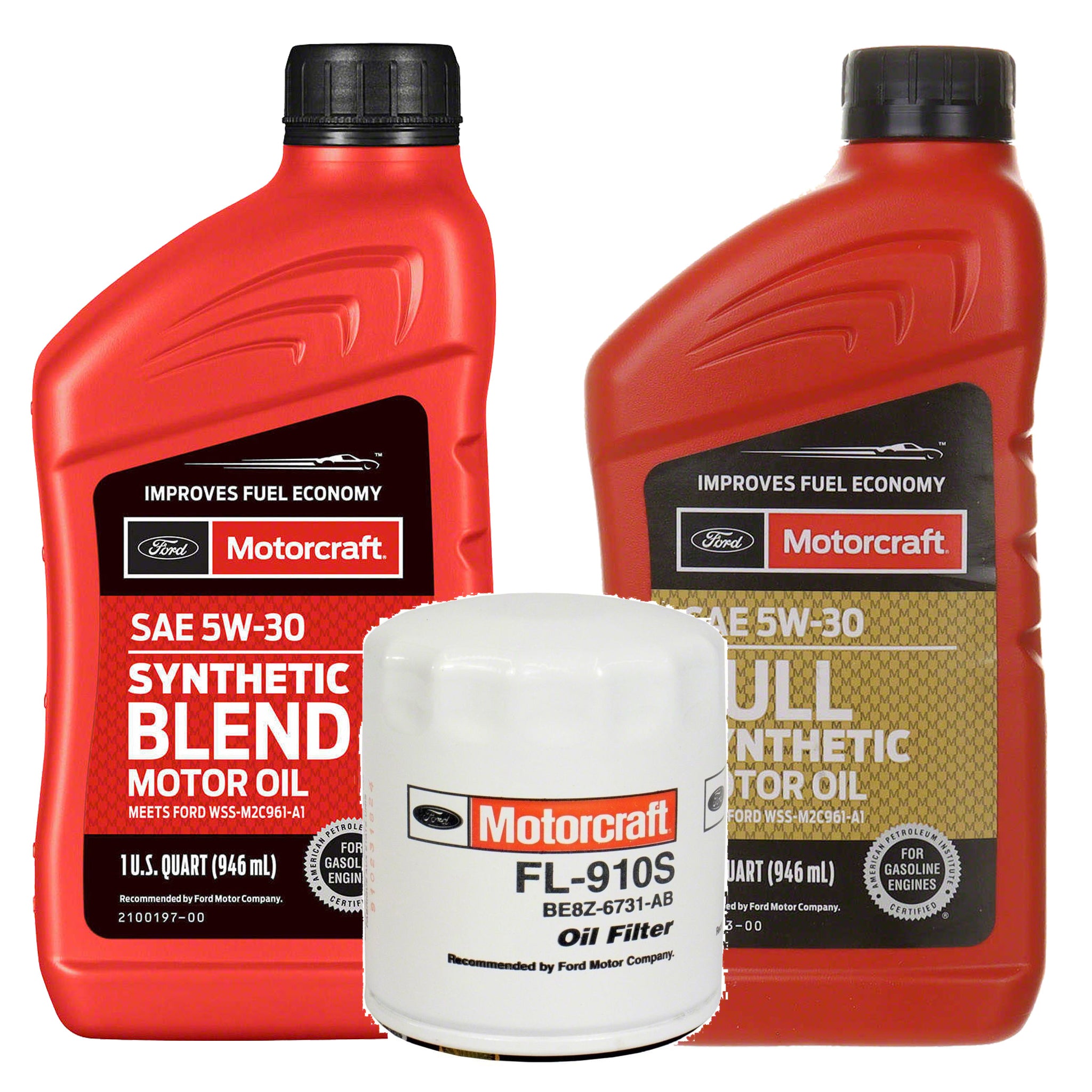 Motorcraft OE 5W-30 Oil Change Kit, 2021 Ford Bronco 2.3L I4 EcoBoost ...